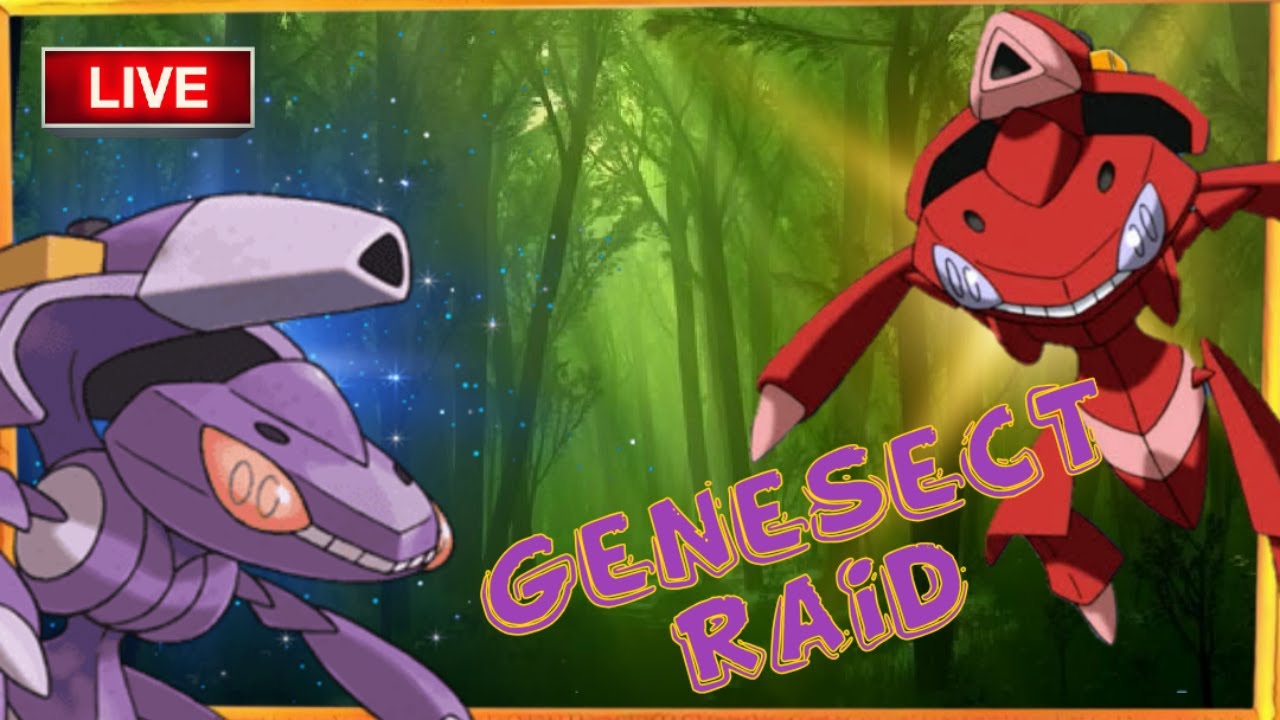 🌎 Pokemon Go Burn Drive Genesect | GENESECT RAIDS | LIVE🔴 - YouTube