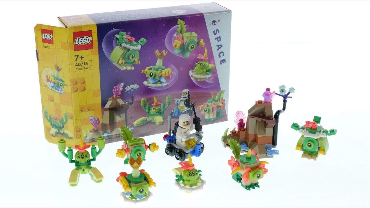 LEGO 40715 Alien Pack Speed Build Review - YouTube
