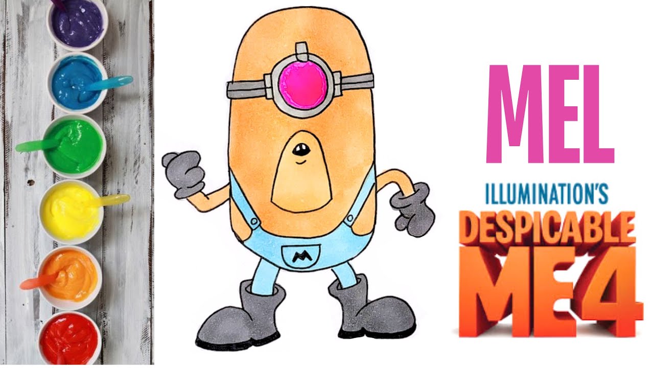 How to draw Mel | Despicable Me 4 | #cartoon #art #drawing # ...