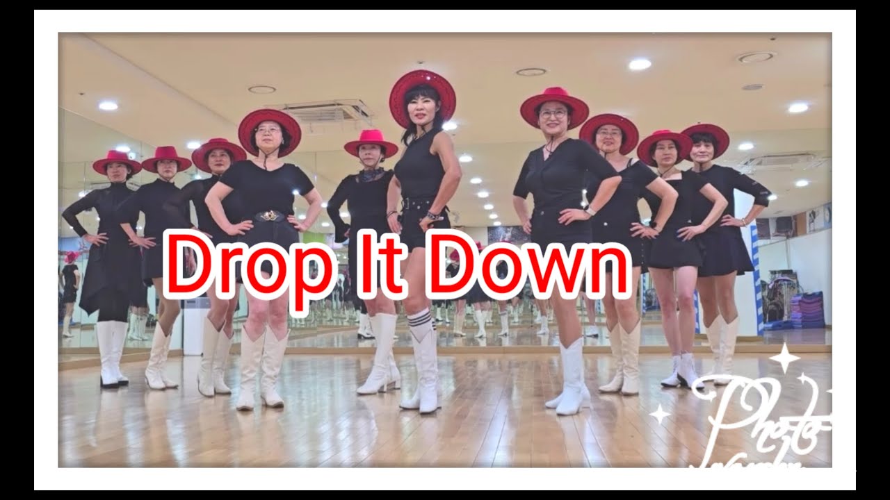 Drop It Down-Intermediate(사)한국라인댄스협회-남양주지회(신나는 중급) - YouTube