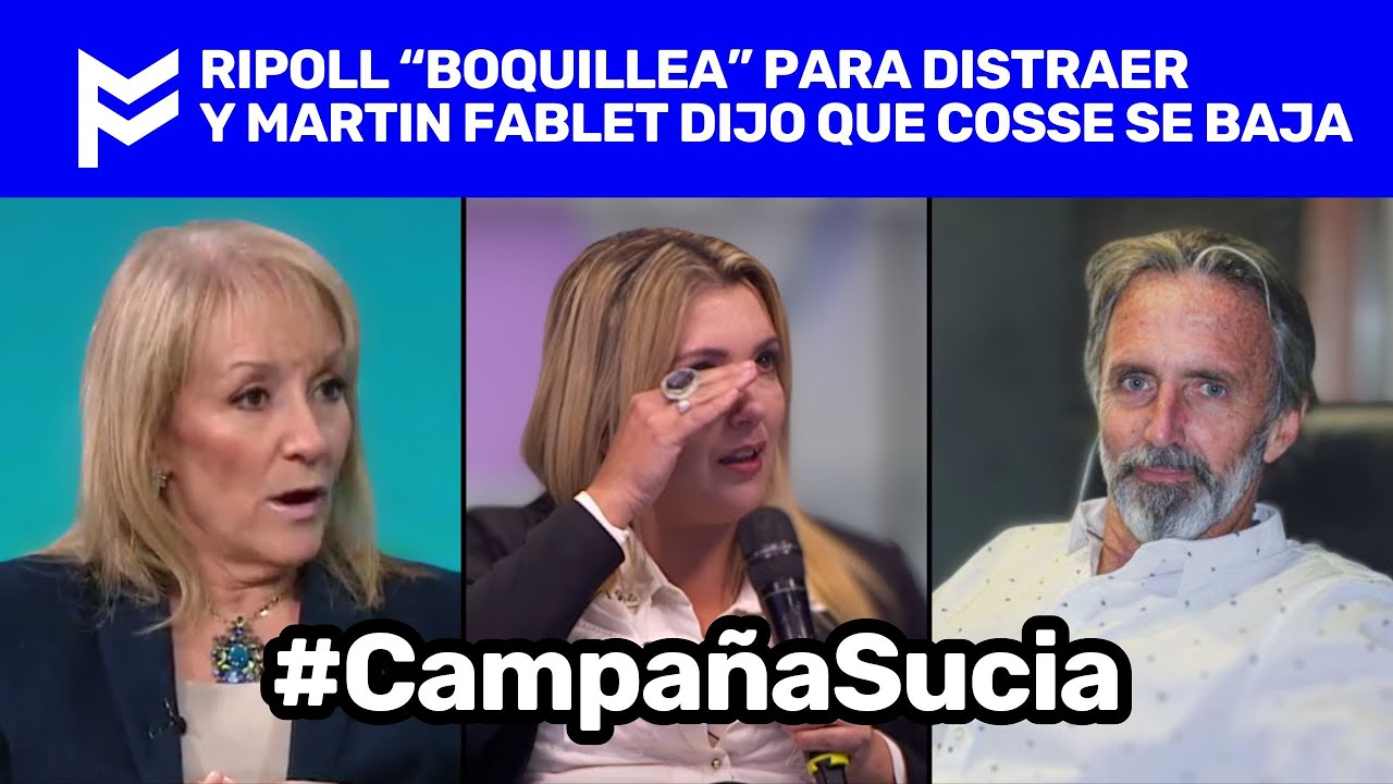 💩 RIPOLL “BOQUILLEA” PARA DISTRAER Y MARTIN FABLET DIJO QUE COSSE SE ...