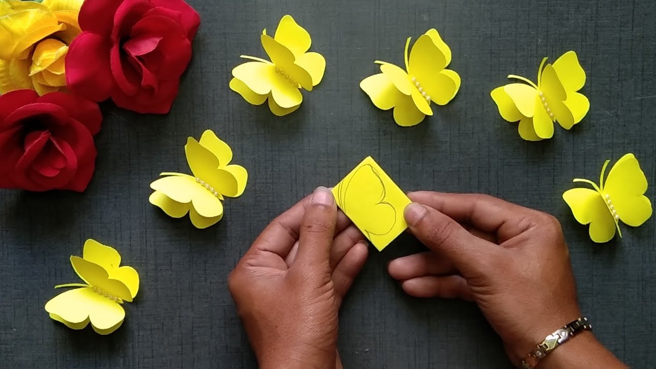Butterfly Craft: How To Make Origami Paper Butterflies | DIY Butterfly ...