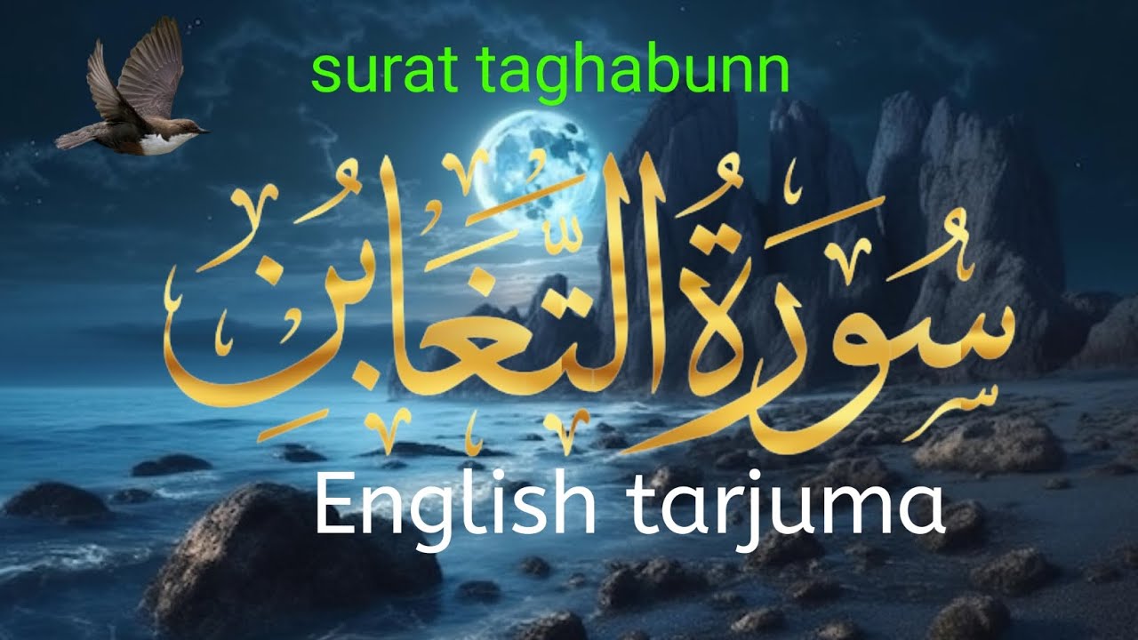 Recitation of Surah Taghabun || سورۃالتغابن || Quran recitation - YouTube