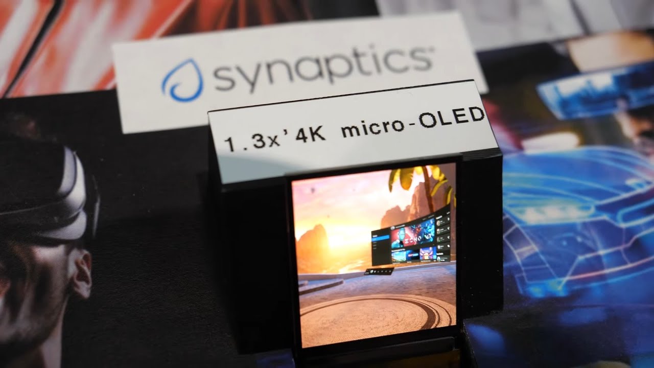 Synaptics 4K Micro OLED VR Display Driver enables affordable 1.3" 4Kx4K ...