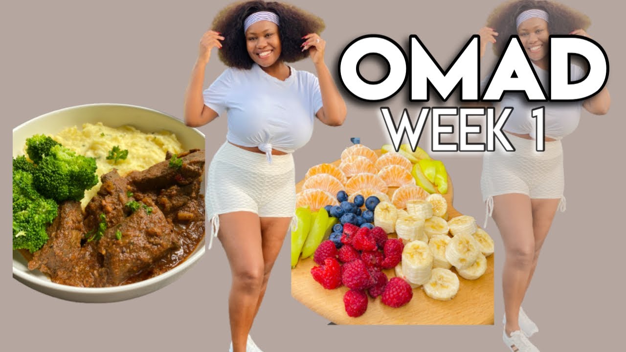 EATING ONE MEAL A DAY FOR 3O DAYS OMAD (WEEK 1 ) INTERMITTENT FASTING # ...