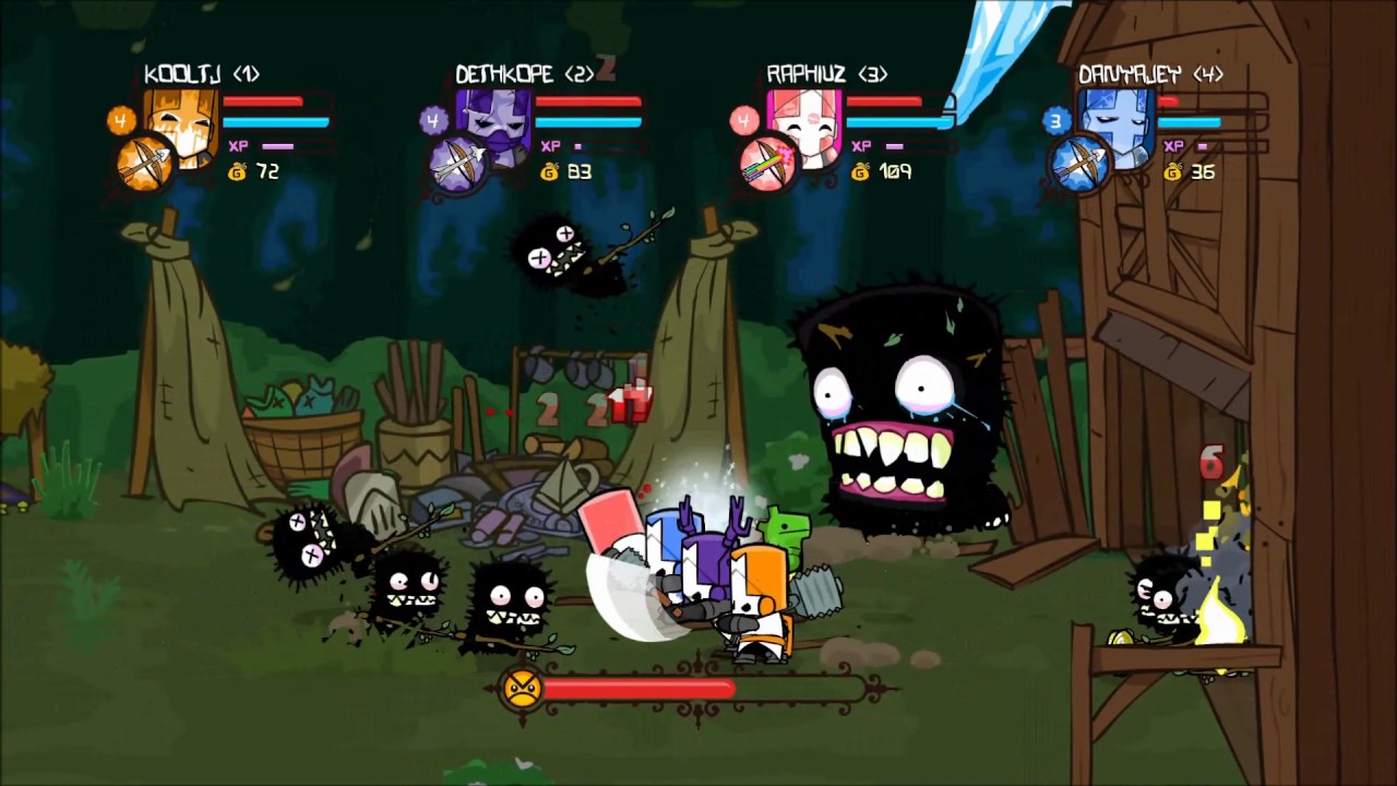 Castle Crashers Remastered - Boss #3 - Troll Mother - YouTube