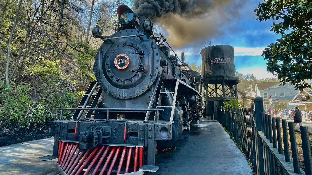 Dollywood train ride with #70 Cinderella. - YouTube