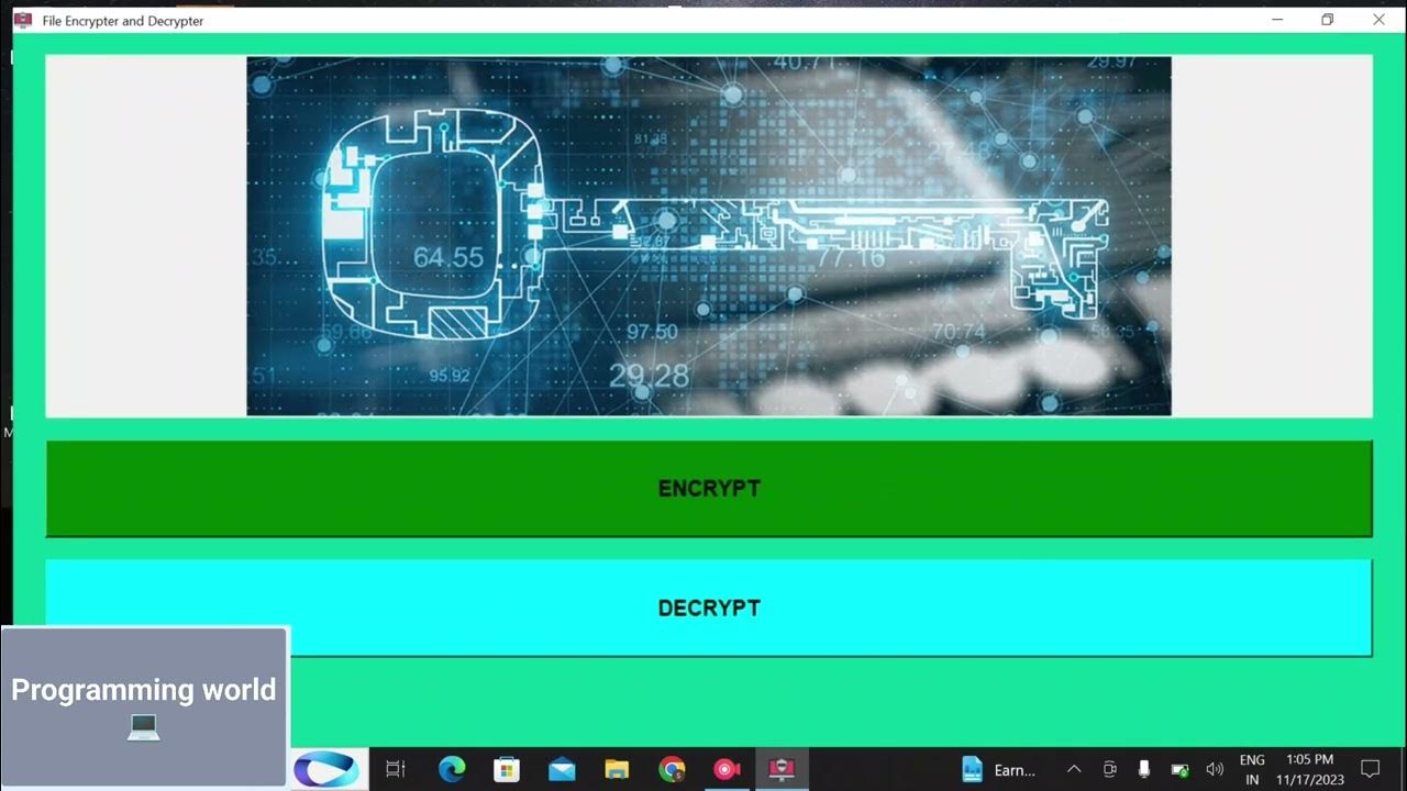 File Encryption App Using Python Tkinter - YouTube