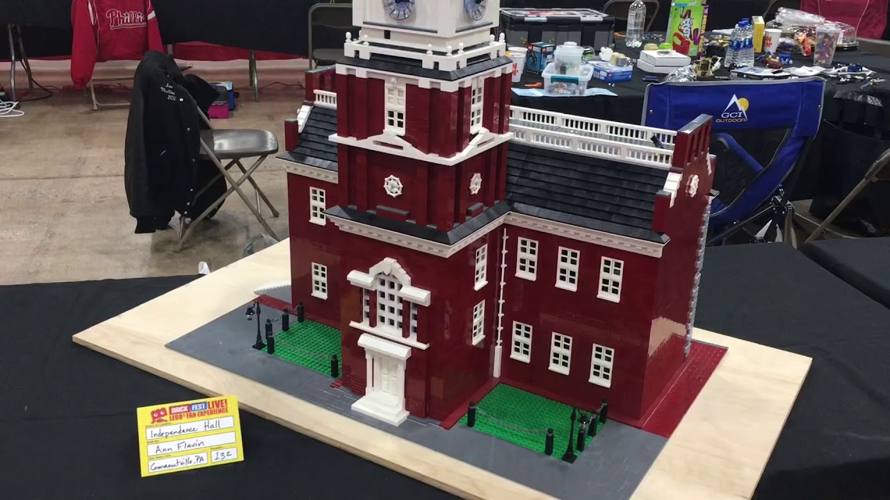 Independence Hall - Philly Brick Fest 2019 - YouTube