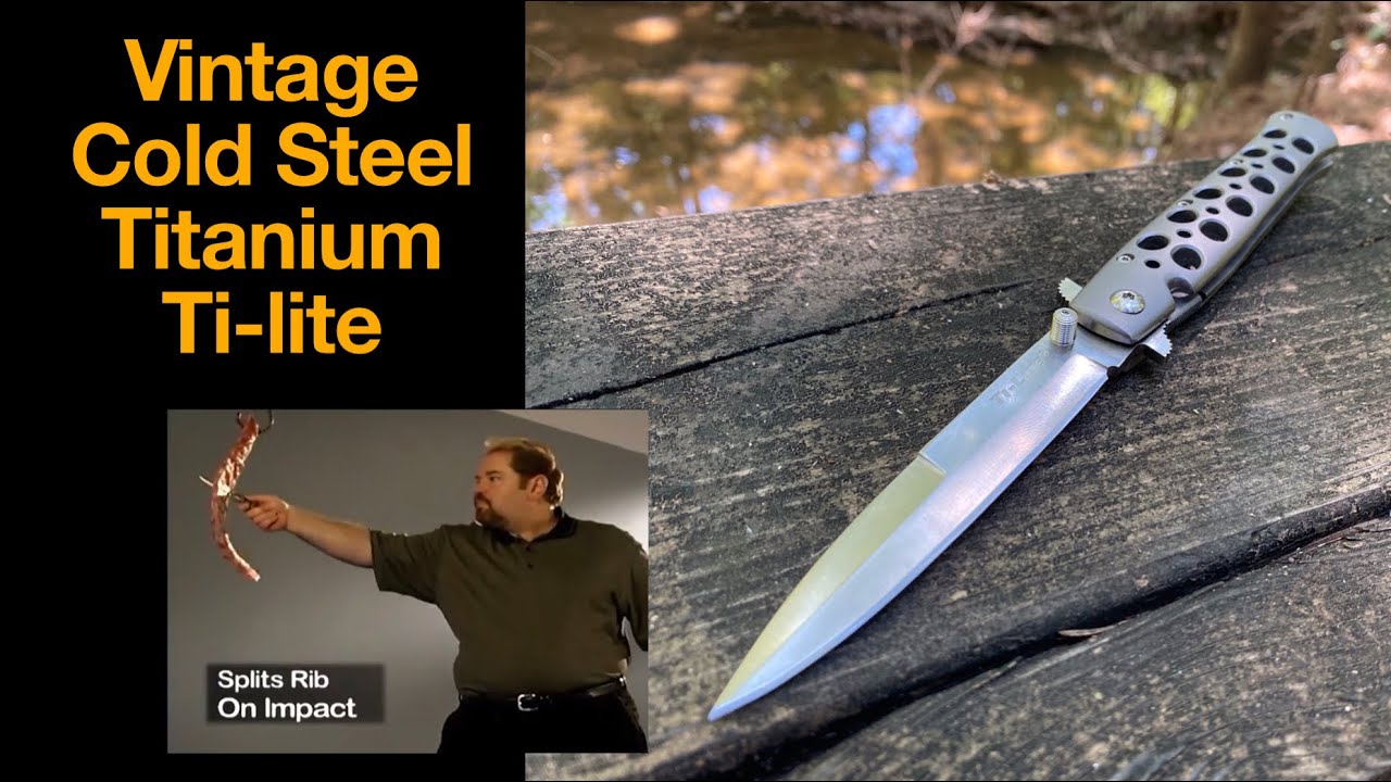 Original Cold Steel Titanium Ti-lite find for $50! - YouTube