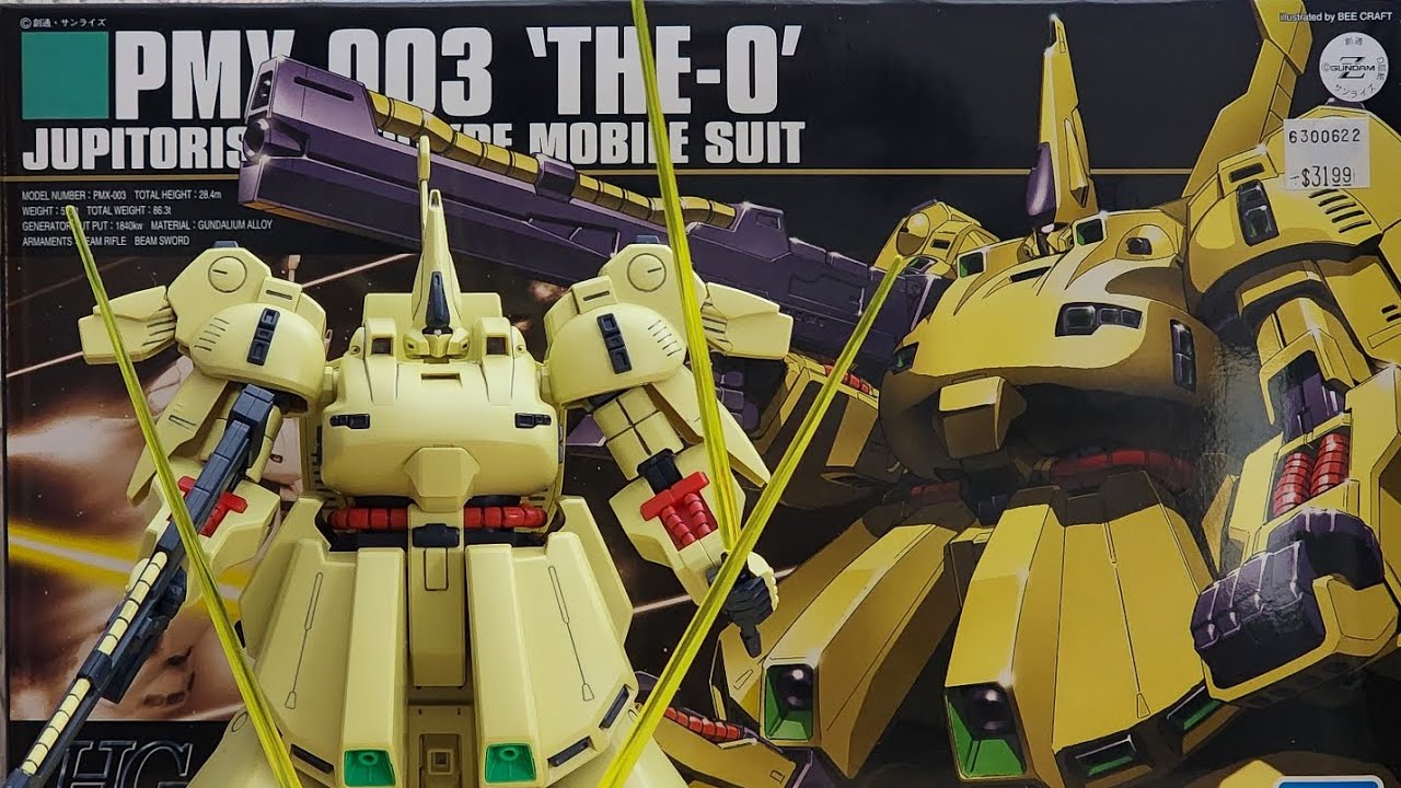 The Man From Jupiter "The-0" HG Gundam/Gunpla Build [stream edit] - YouTube