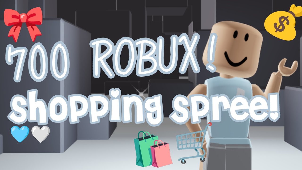🎀700 ROBUX Roblox Shopping Spree! 🛒🛍️ *buying matching fits w/ my ...
