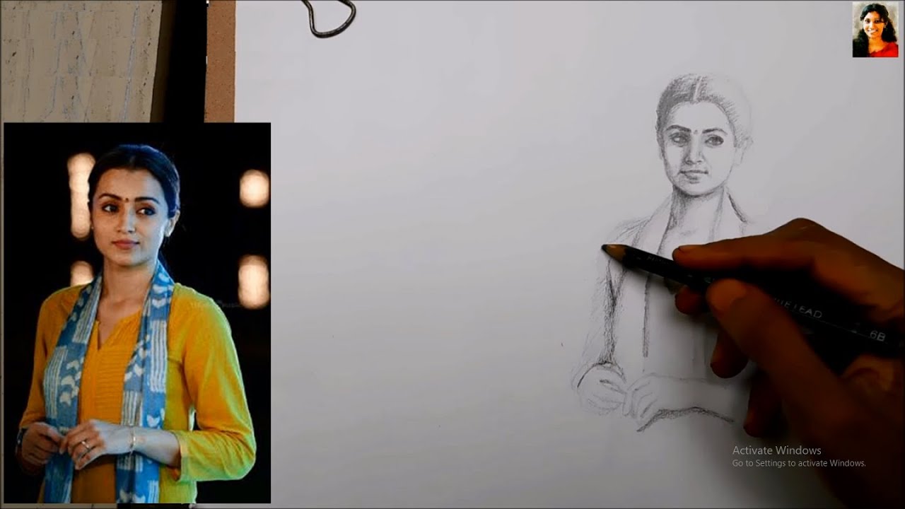 Trisha Youtube Drawings