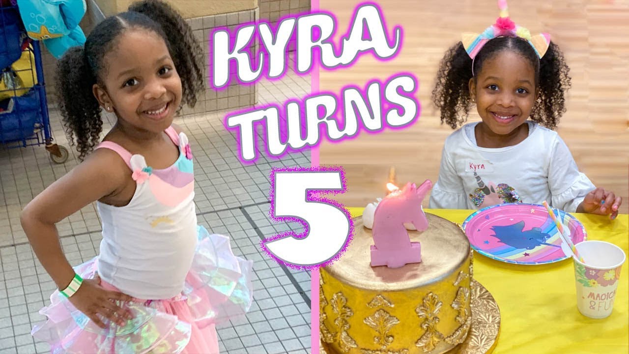 Kyra Turns 5! Epic Birthday and Pool Party | KB FAMILY LIFE VLOGS - YouTube