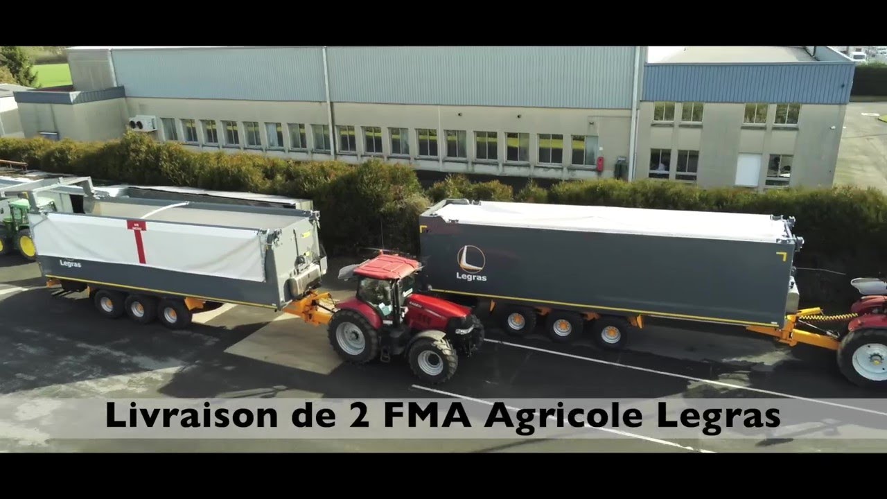Livraison de 2 FMA Agricole Legras - YouTube