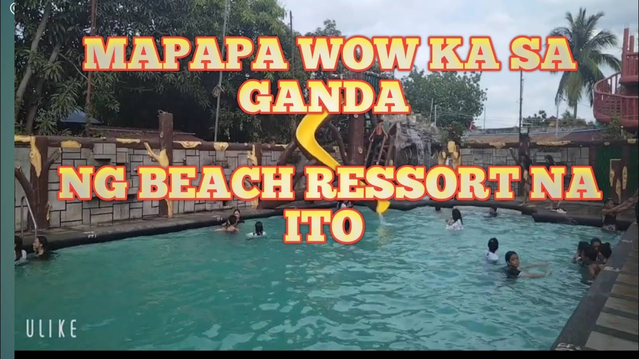 nag enjoy sa pag liligo sa @abaksa beach ressort - YouTube