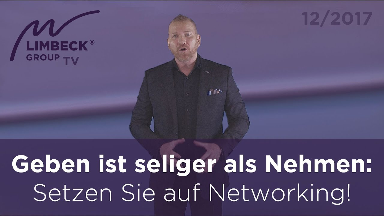 Geben ist seliger als Nehmen: Setzen Sie auf Networking! | Martin ...
