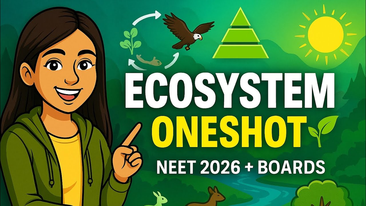 Class 12 Biology Chapter 14 – Ecosystem ONESHOT Lecture (NCERT + Boards ...