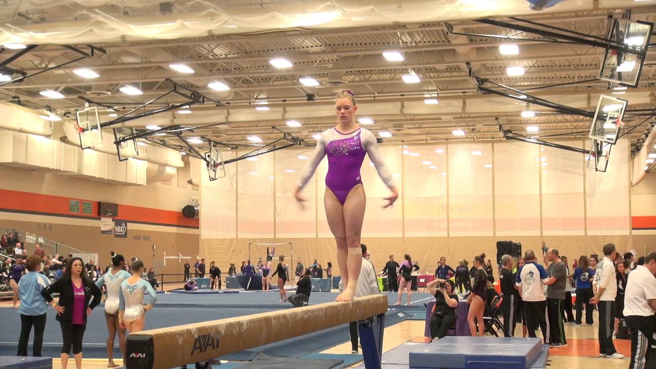 Shea Mahoney Level 10 Legacy Elite, Beam 2015ILState - YouTube