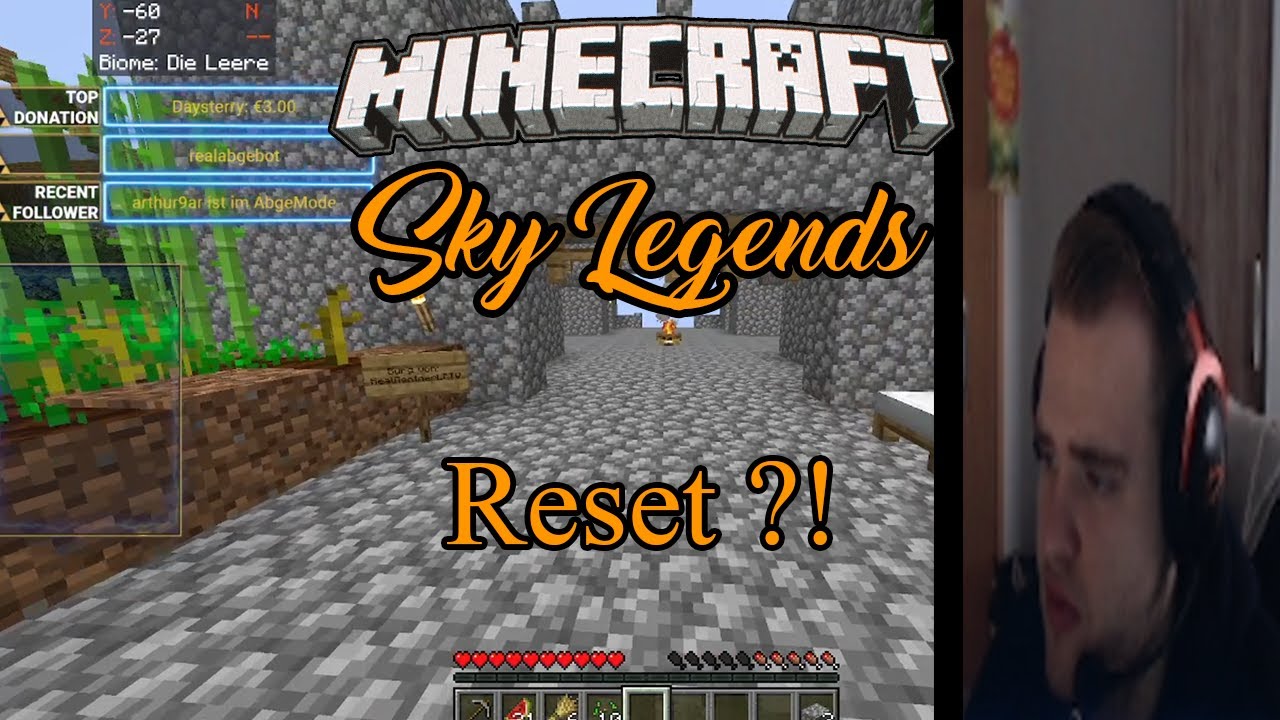 Server Reset ?! | Minecraft Sky Legends #4 - YouTube