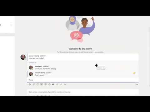 Microsoft Teams: Conversations - YouTube