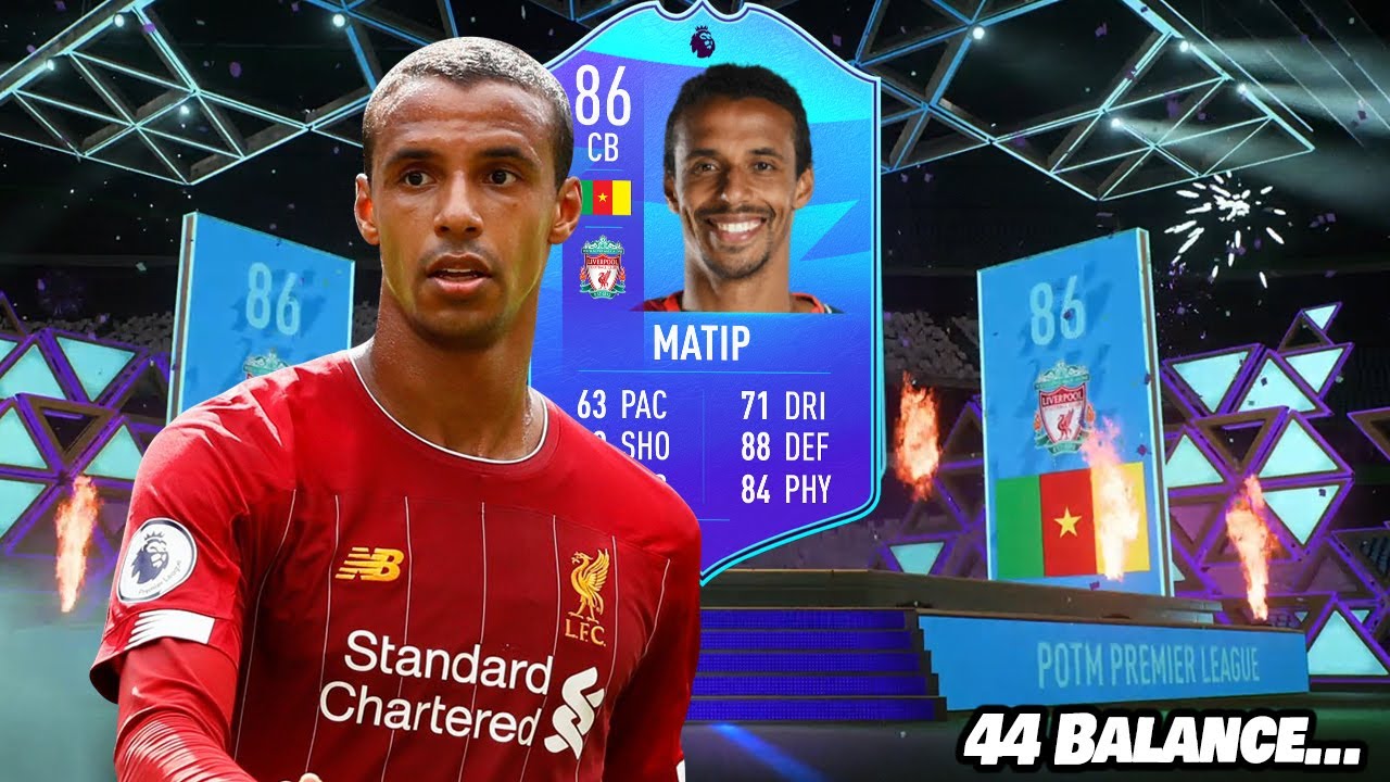 FIFA 22 POTM JOEL MATIP PLAYER REVIEW | 86 MATIP REVIEW WITH 44 BALANCE ...