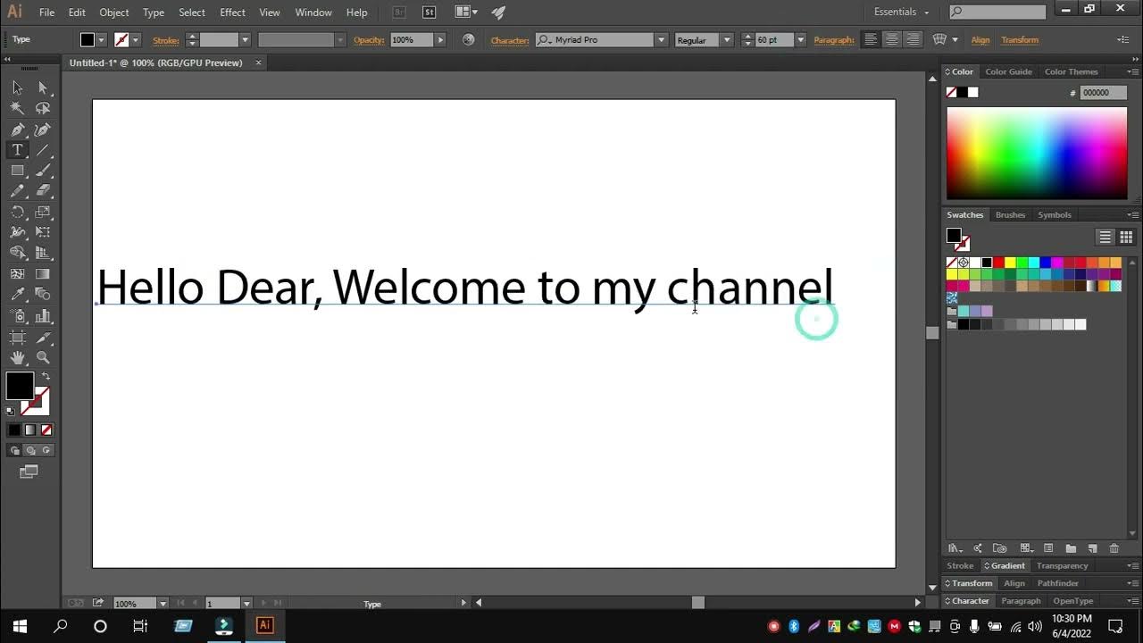 How To Change Opacity In Adobe illustrator - YouTube