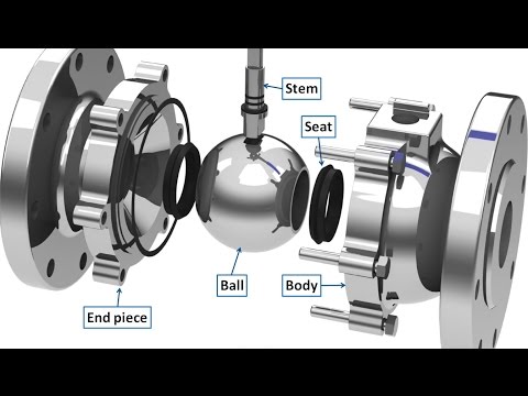 Disassemble a Metal Seat Ball Valve #Design Tips 8