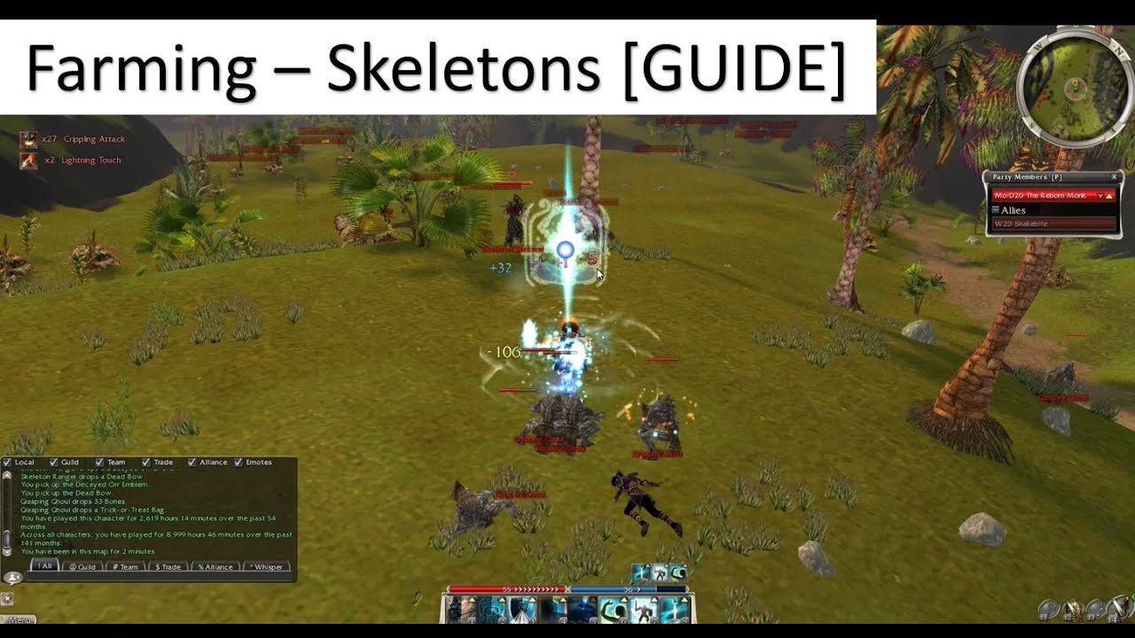 Guild Wars Farming - Skeletons(Bones) [Guide] - YouTube