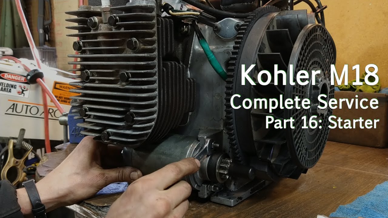 Kohler Magnum M18 Complete Service, Part 16: Starter – Cub Cadet 1882 ...