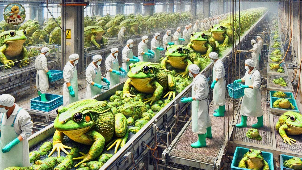 Frogs Farm | How China Farmer Raised Millions of Frogs For Meat | Frog ...