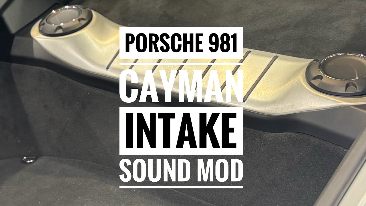 Porsche Cayman 981 Intake Sound Free Mod - YouTube