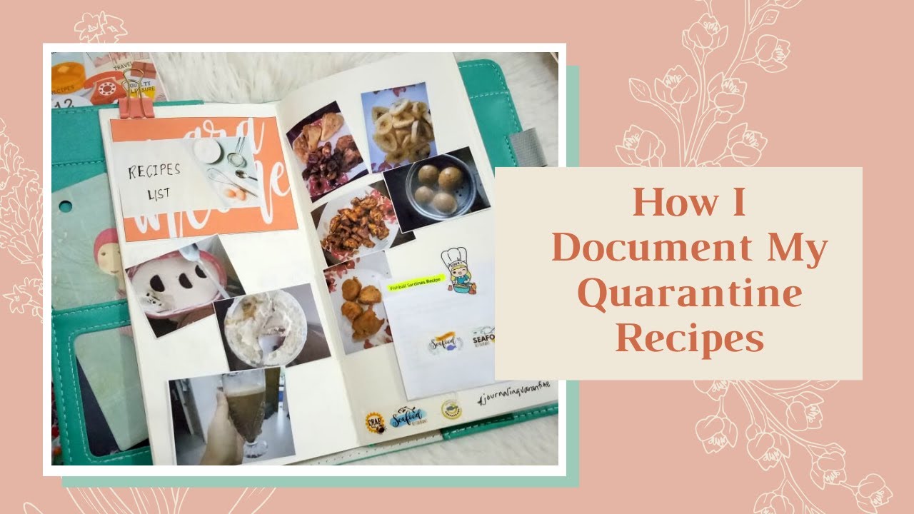Journal with Me | How I Document my Quarantine Recipes - YouTube