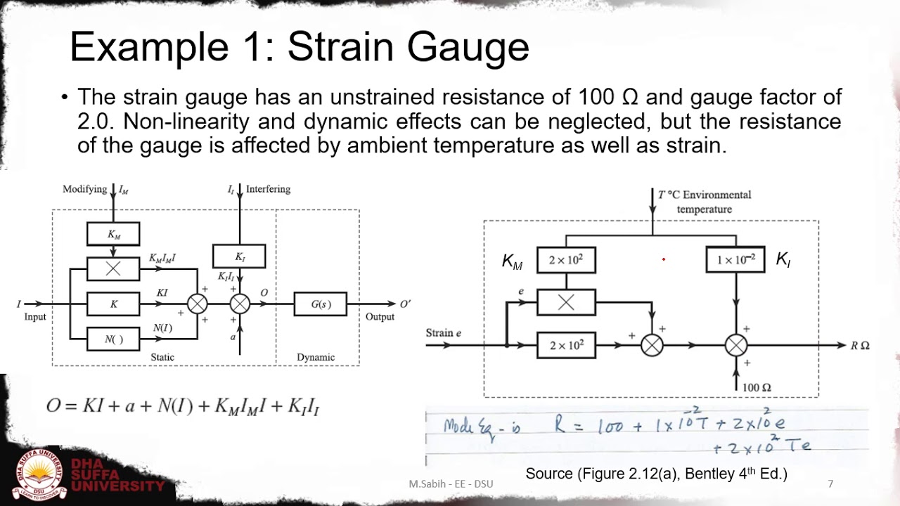 Instrumentation and Measurement Lec 4 - Modelling of Sensors - YouTube