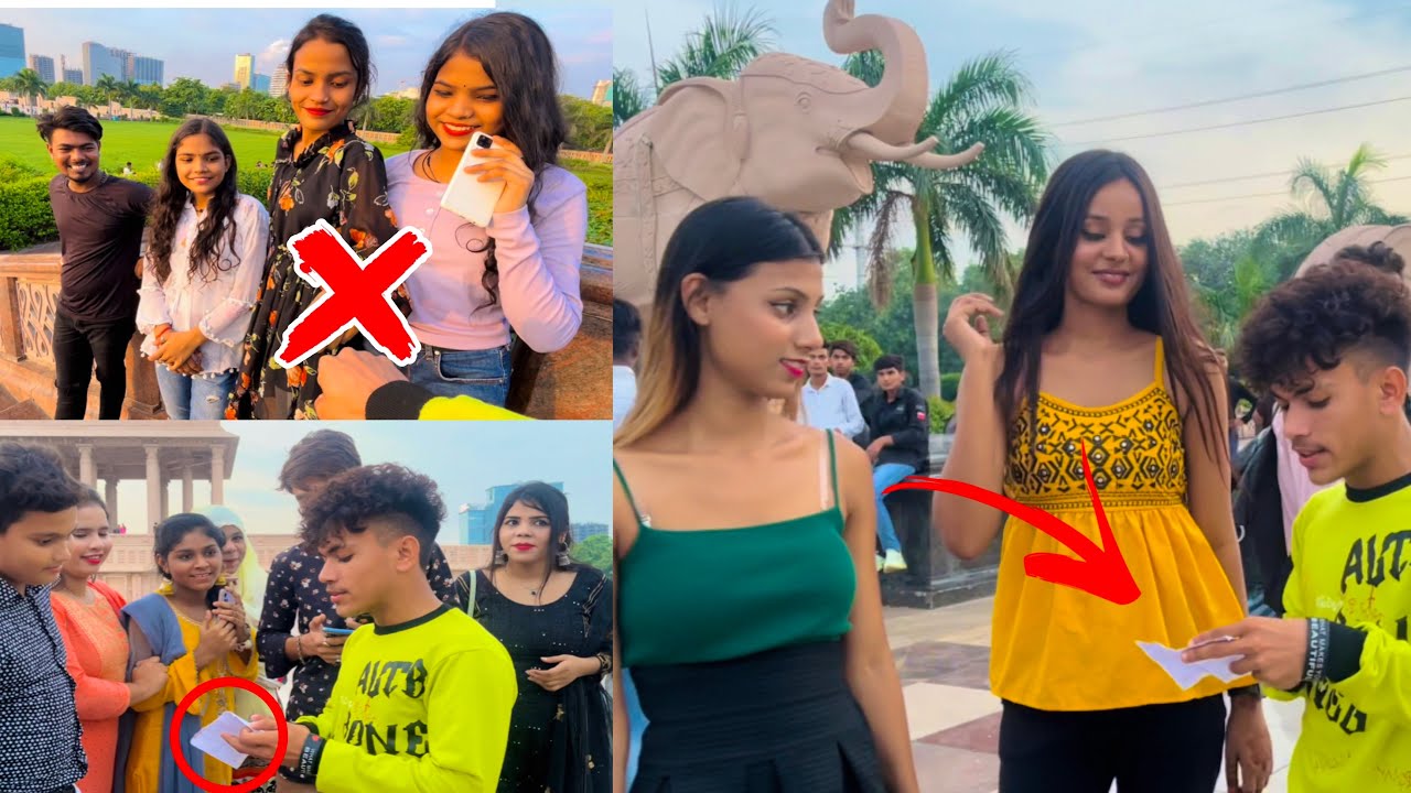 Girls Reactions 😉Making Girls Smile 😄 Special Flips Reactions prank ...