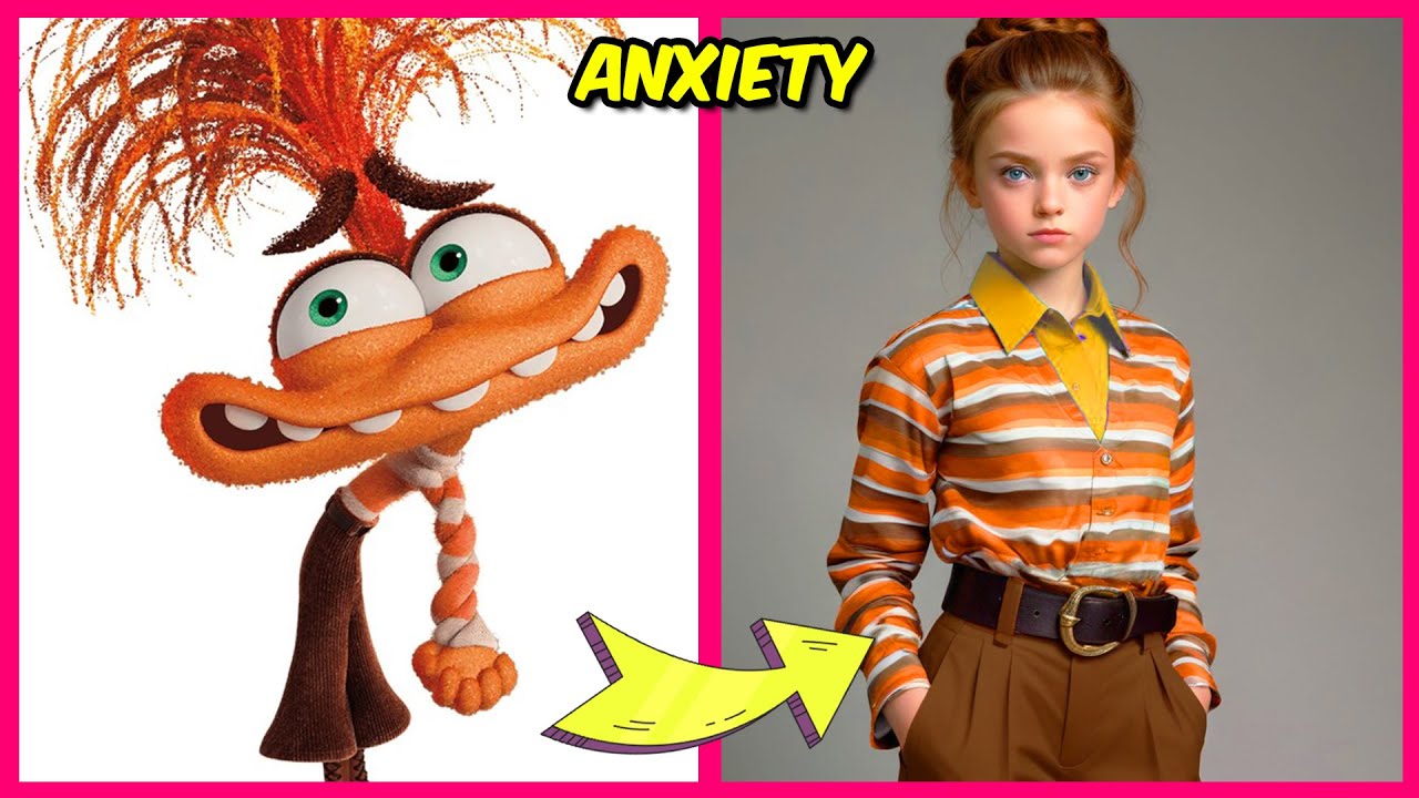 Inside Out 2 Emotions as Humans & their favorite Drinks! (and favorite ...