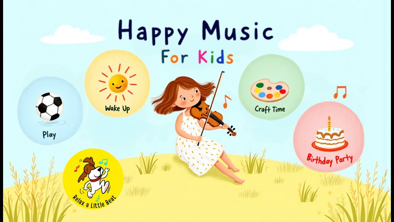Happy Playtime Music for Babies, Toddlers & Kids | 1 Hour for Preschool ...