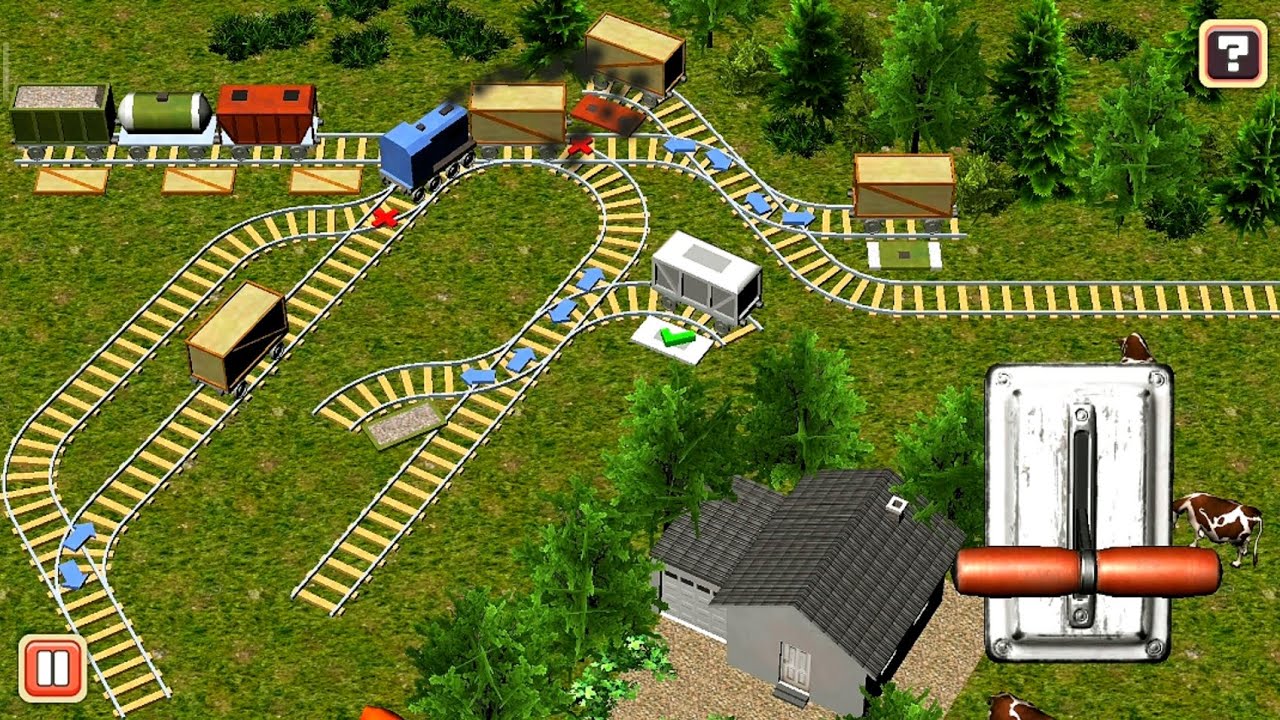 Train Shunting Puzzle - Train Game - Android Gameplay #000004 - YouTube
