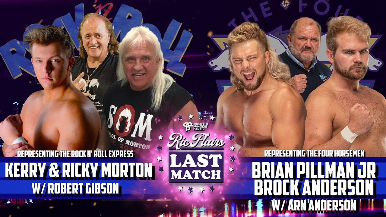 Jim Crockett LEGACY Match | Ricky & Kerry Morton vs Brock Anderson ...