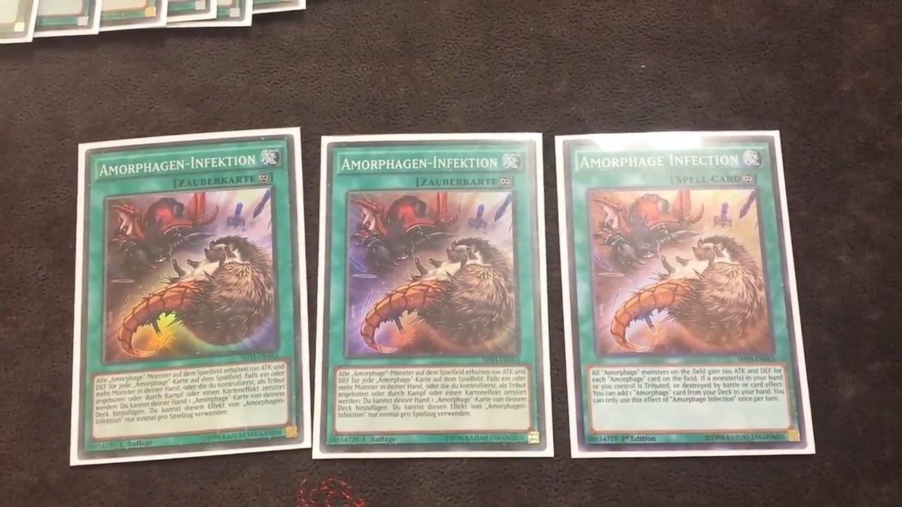 Yu-Gi-Oh! Demise Amorphage Deck Profile - February 2017 - YouTube