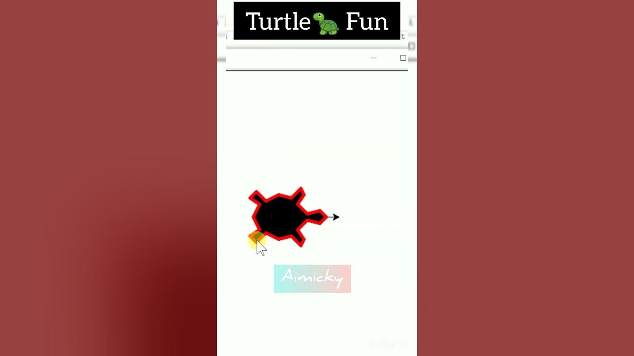Crazy Turtle🐢 Shapes Play With Python Turtle Programphy Python Tricks Softeating Drawing