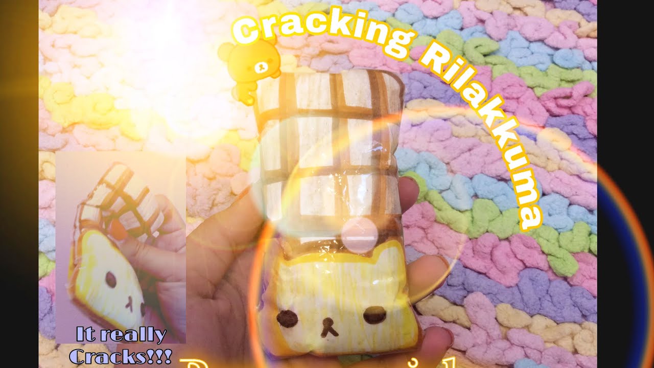 Cracking paper squishy Rilakkuma chocolate bar - YouTube