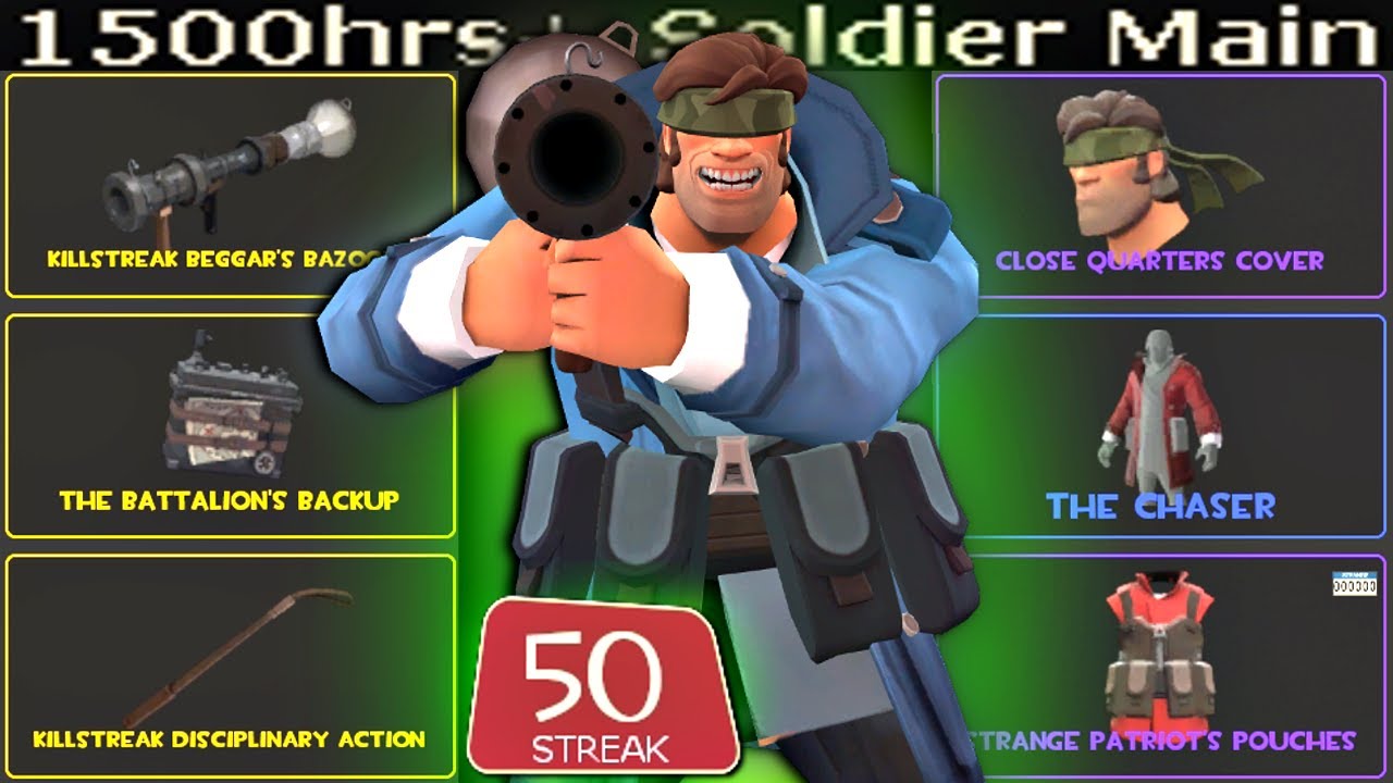 The Bazooka Backup🔸1500h+ Soldier Main Experience (TF2 Gameplay) - YouTube