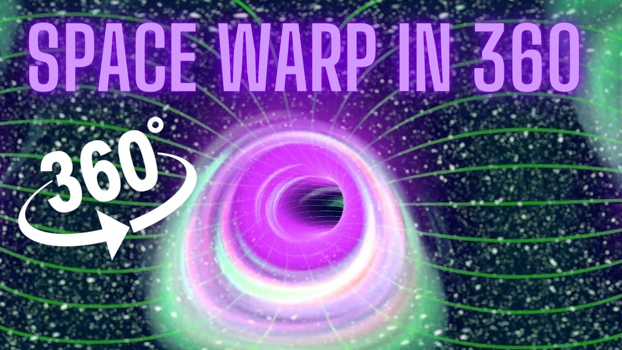 SPACE WARP IN A BLACK HOLE AND ACROSS THE EARTH 360 VR - YouTube