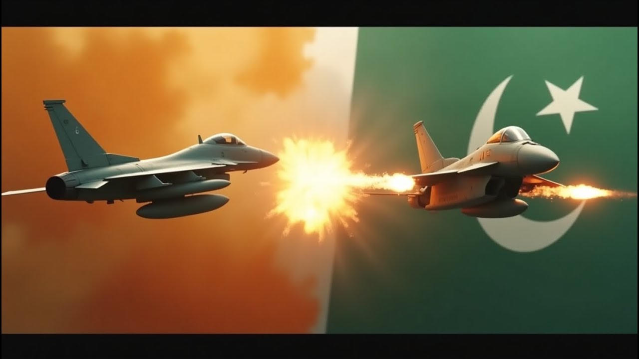 India vs Pakistan Fighter Jet Dogfight | Epic Air Battle | Pakistan ...