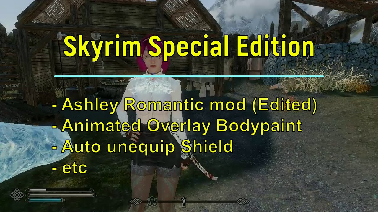 [Ansgam] 5 - Skyrim SE - Ashley Romantic - Animated Overlay - Auto Hide ...