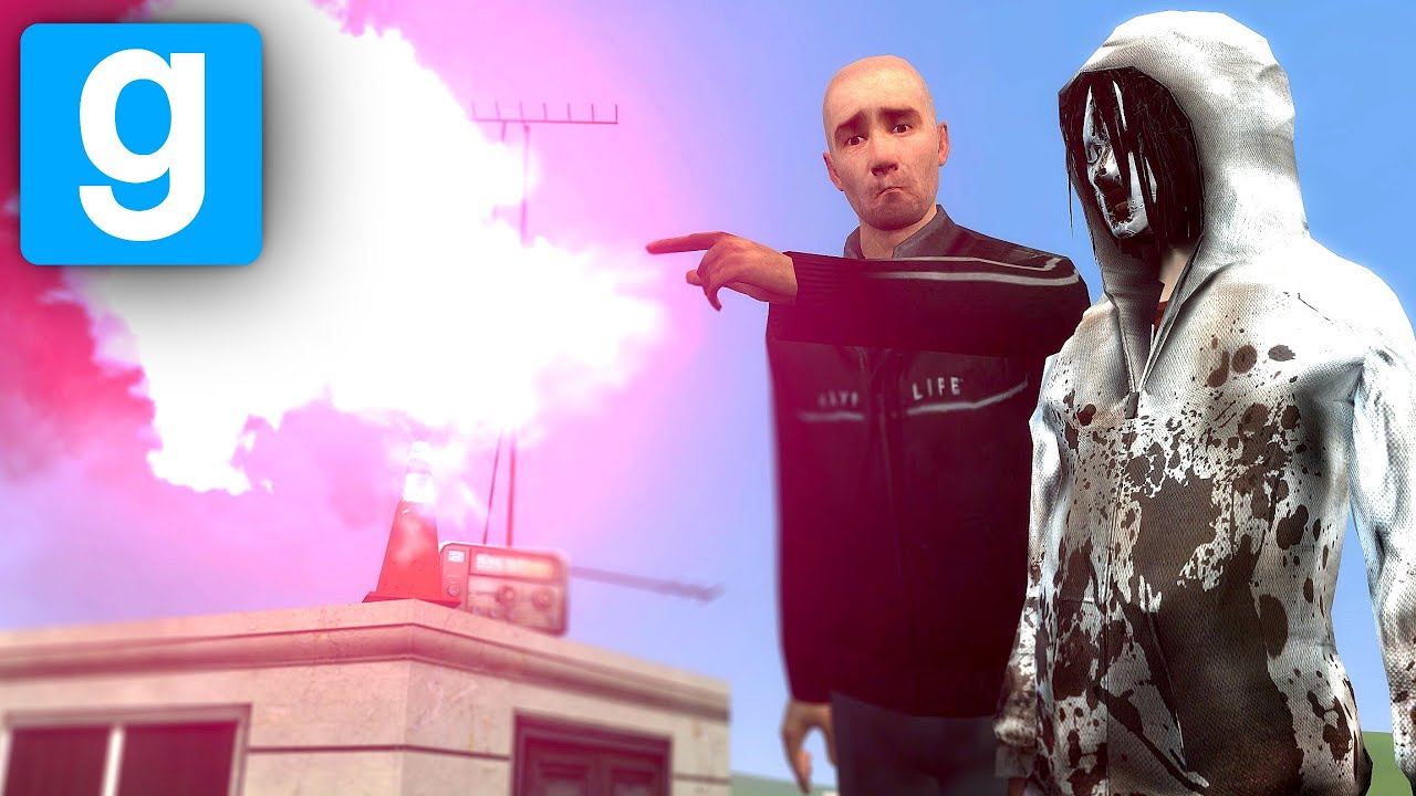 ЗАПУСТИЛИ КРАСНУЮ ДЫРУ НА КАРТЕ gm_construct 13 beta КООПЕРАТИВ В Garry ...