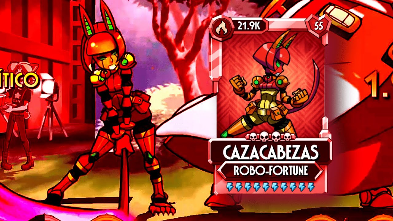 🔫ROBO FORTUNE CAZACABEZAS 🔫HEAD HUNTER Skullgirls Mobile - YouTube