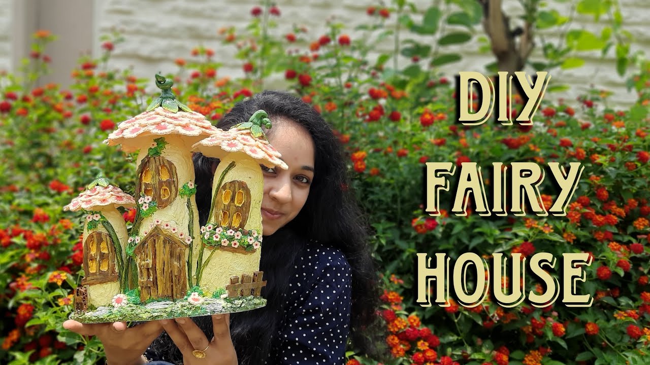 How to make Fairy House diy from Plastic Bottle | Plastic Bottle Crafts ...