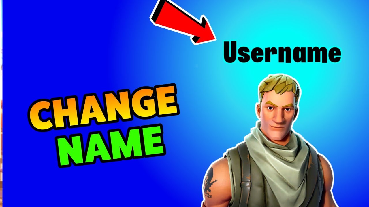 How To Change Name in Fortnite | Fortnite Change Username - YouTube